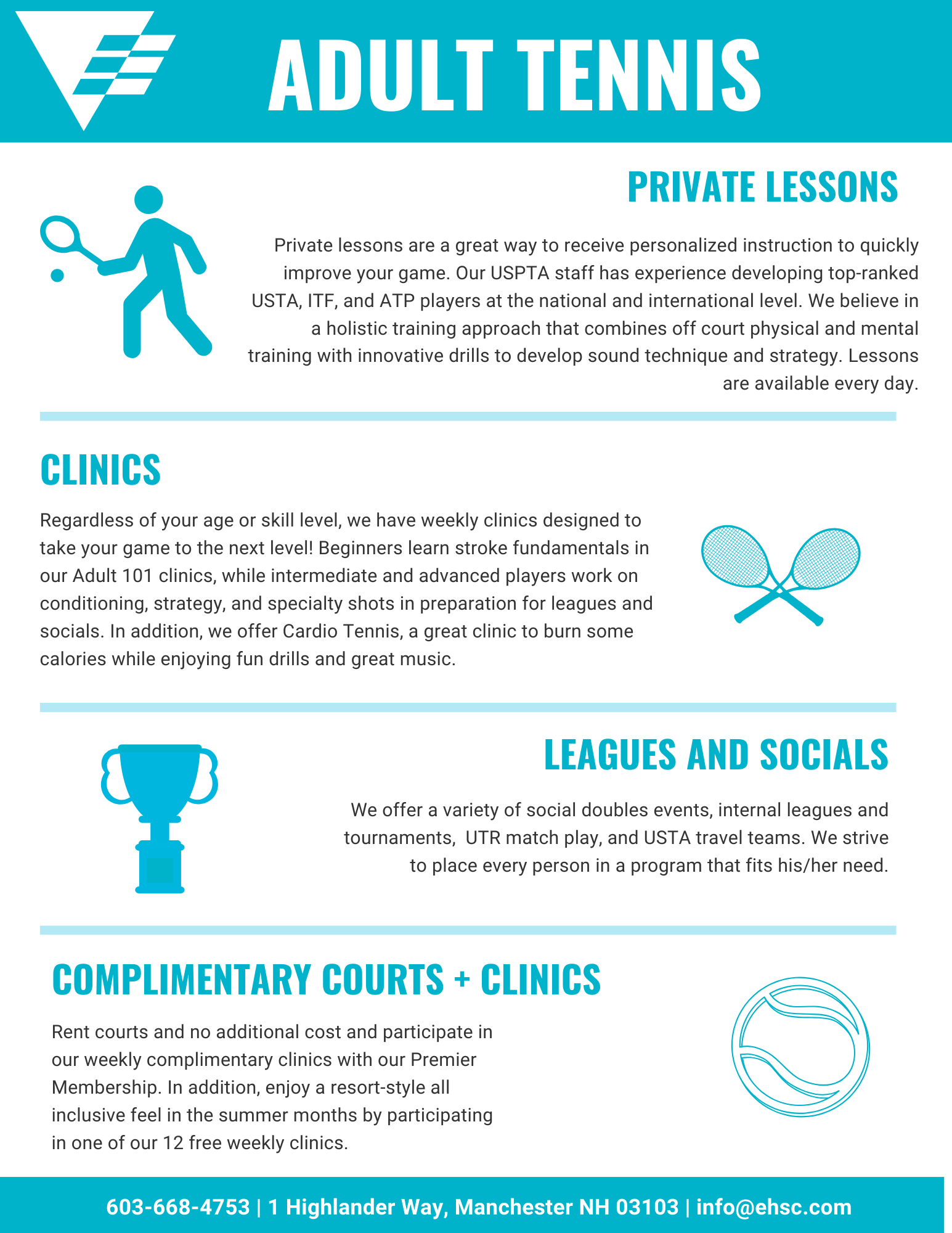 Adult Tennis Programs